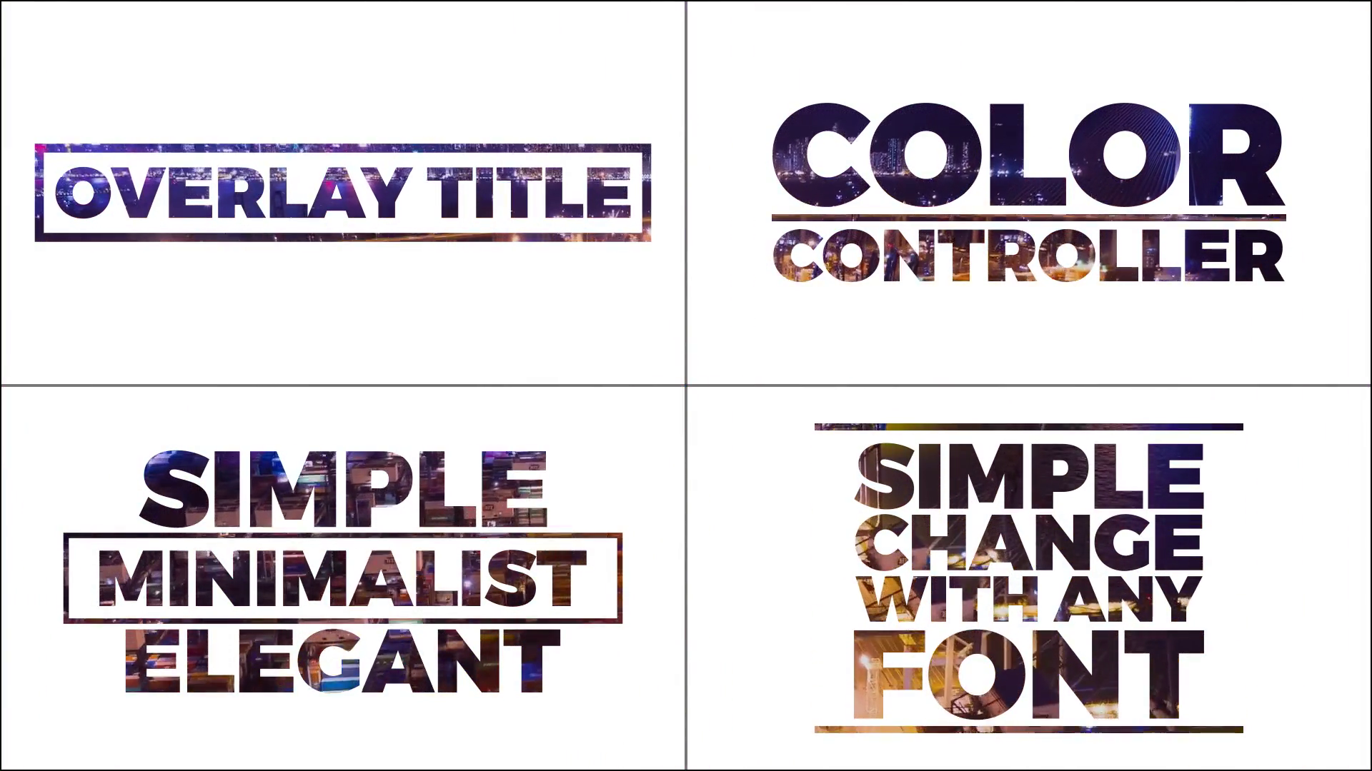 Simple Overlay Titles | Effects Template SBV-347371611 - Storyblocks