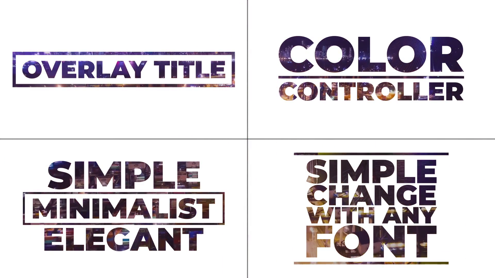 Simple Overlay Titles | Premiere Pro (mogrt) Template SBV-347371512 ...