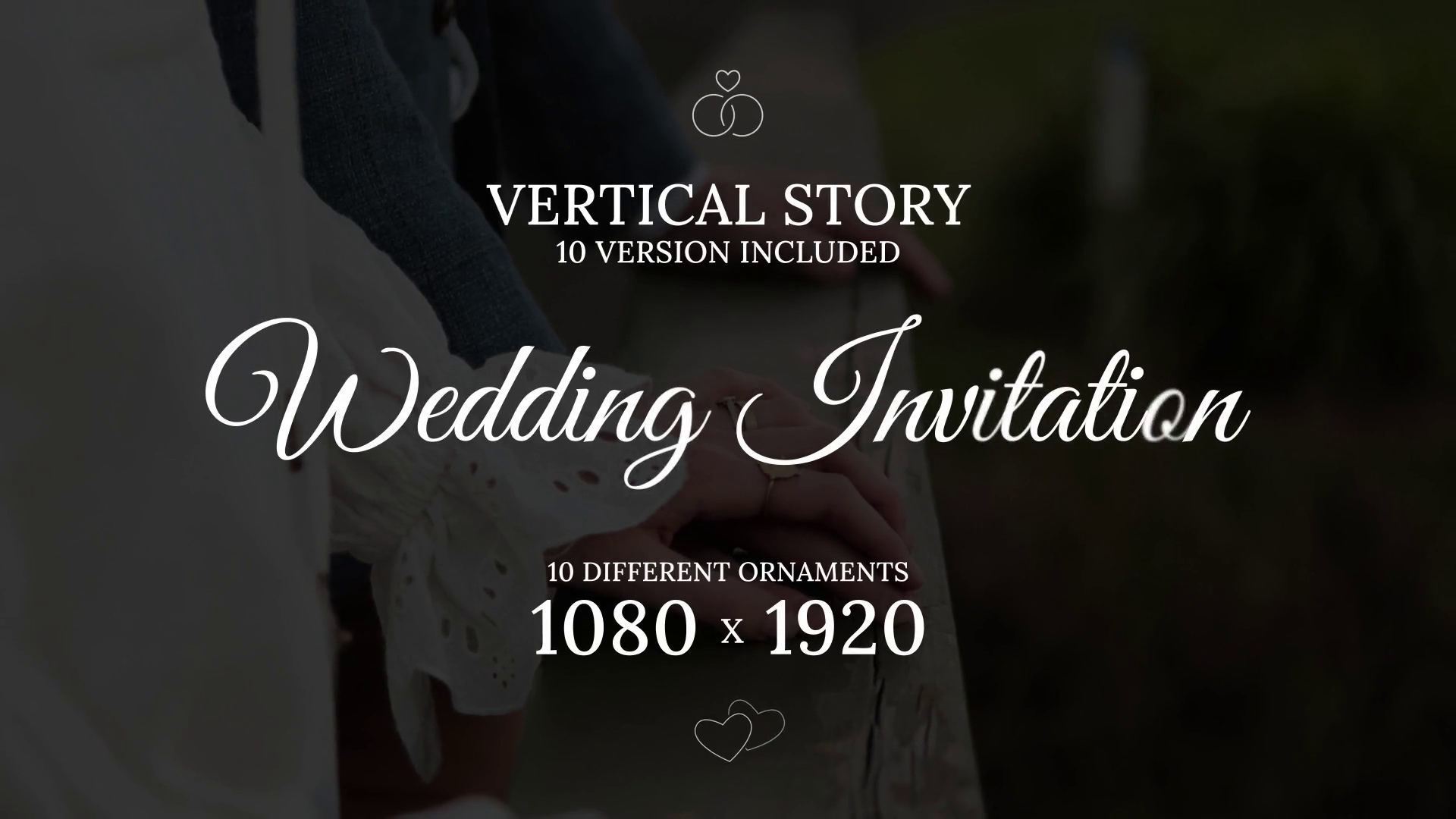 Premiere Pro Template: Vertical Wedding Invitation | Effects SBV ...