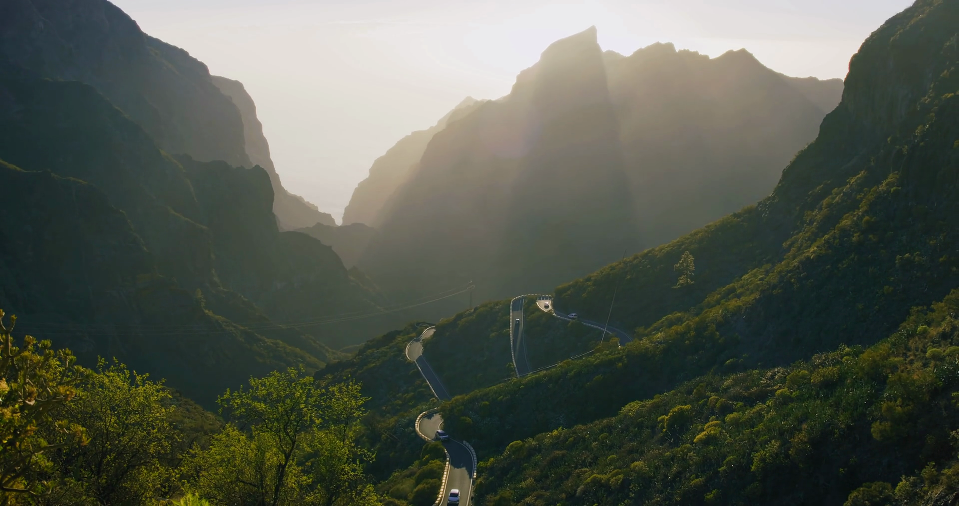 Sunset In Masca Valley Park Gorge Tenerife Stock Footage SBV-347075965 ...