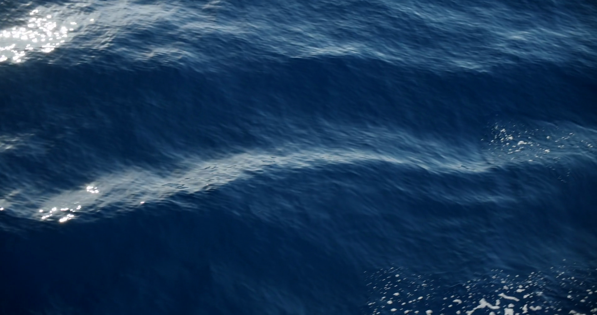 Aerial View Of Gentle Waves On Ocean Stock Footage SBV-338768042 ...