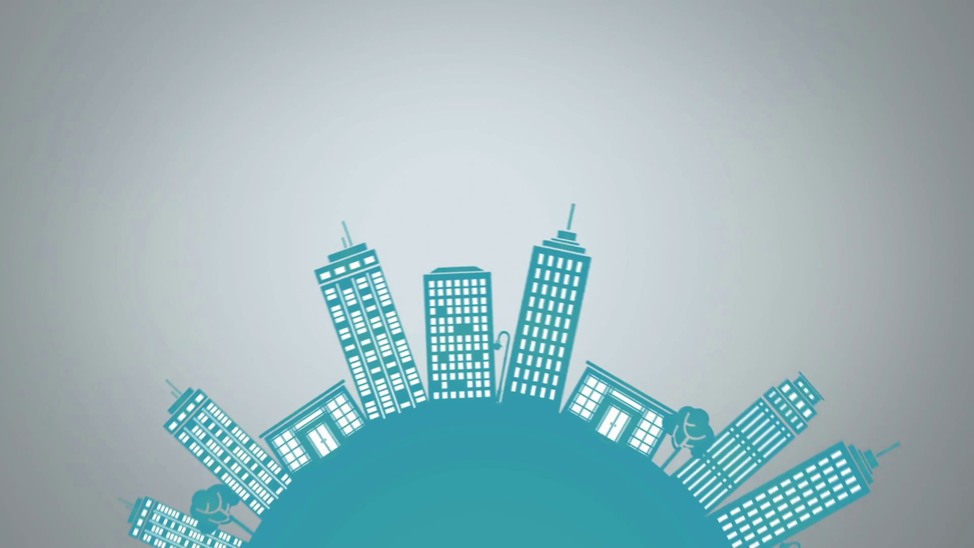 City Skyline Loop Animation Presentation Stock Motion Graphics SBV ...