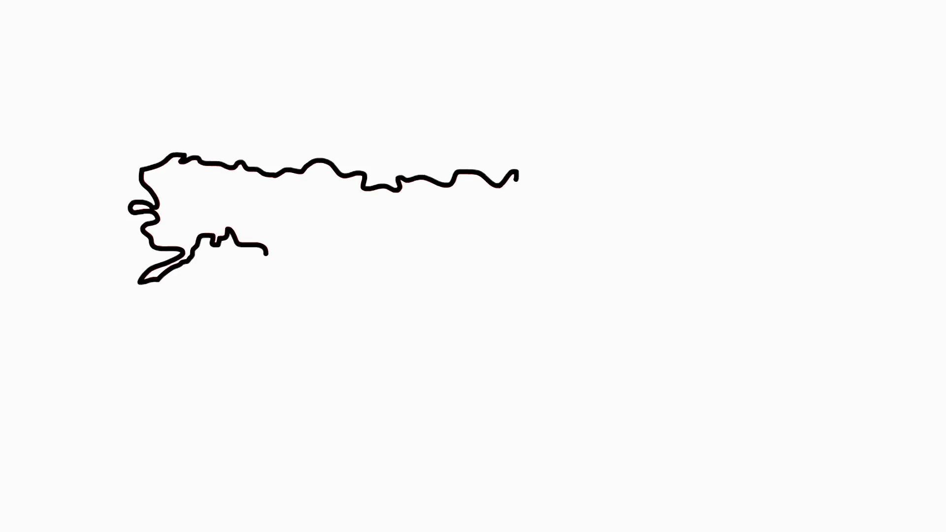 North America Map sketch illustration hand drawn animation transparent ...