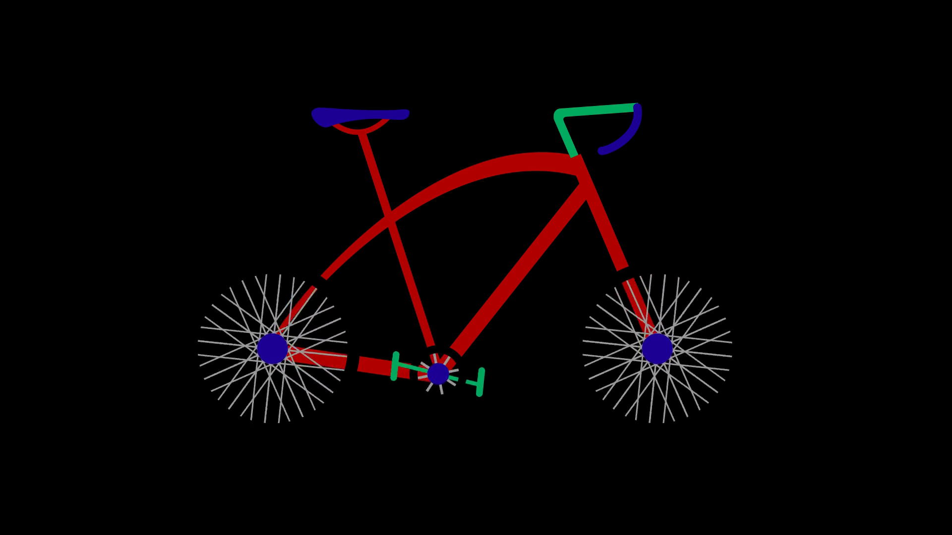 Bicycle Holiday Adventure icon Line Drawing Animation Transparent ...