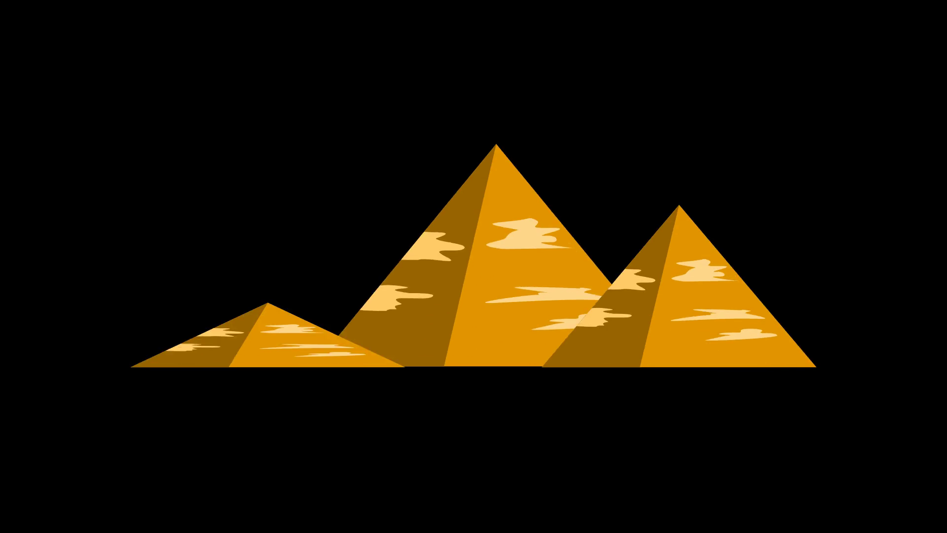 Egypt Pyramid Travel Adventure Icon Line Stock Motion Graphics SBV ...