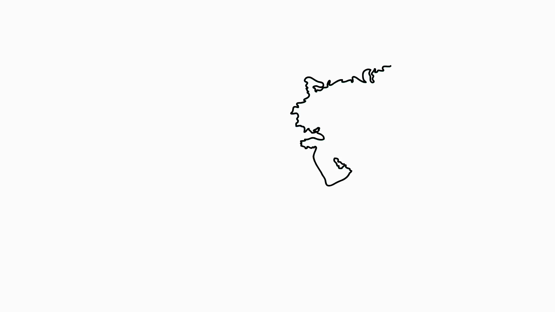 World Map sketch illustration hand drawn animation transparent Motion ...