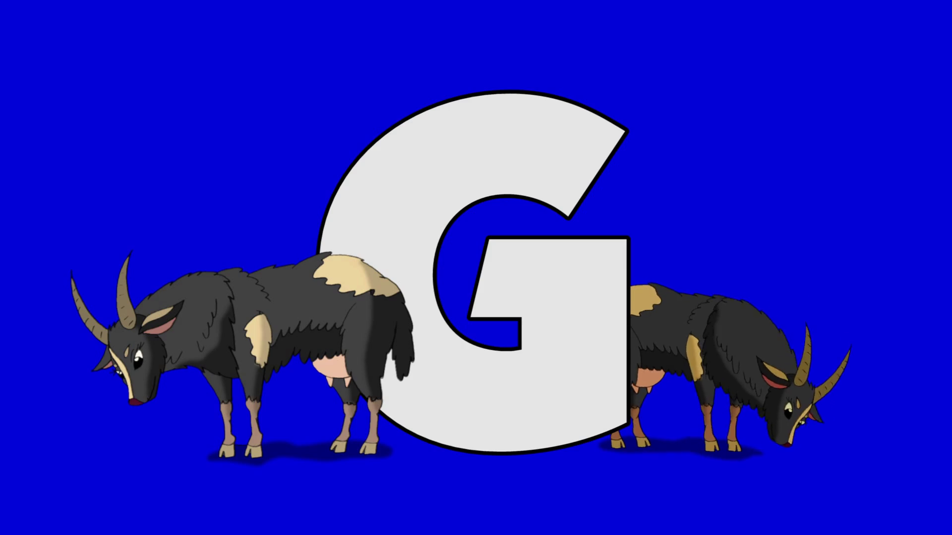 Letter G Goat (background) Stock Motion Graphics SBV-310054689 ...