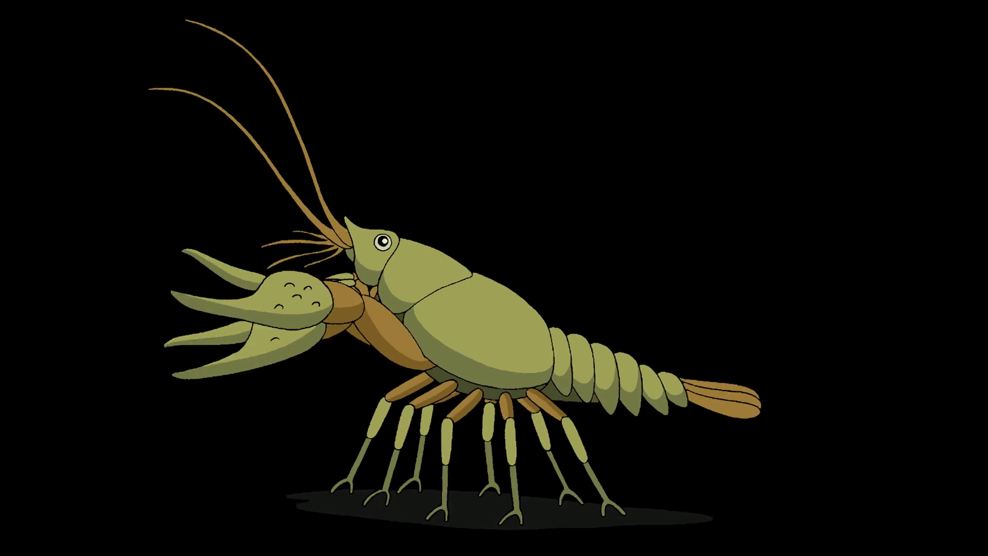 Crayfish 4k Alpha Matte Animation Stock Motion Graphics SBV-348793432 ...