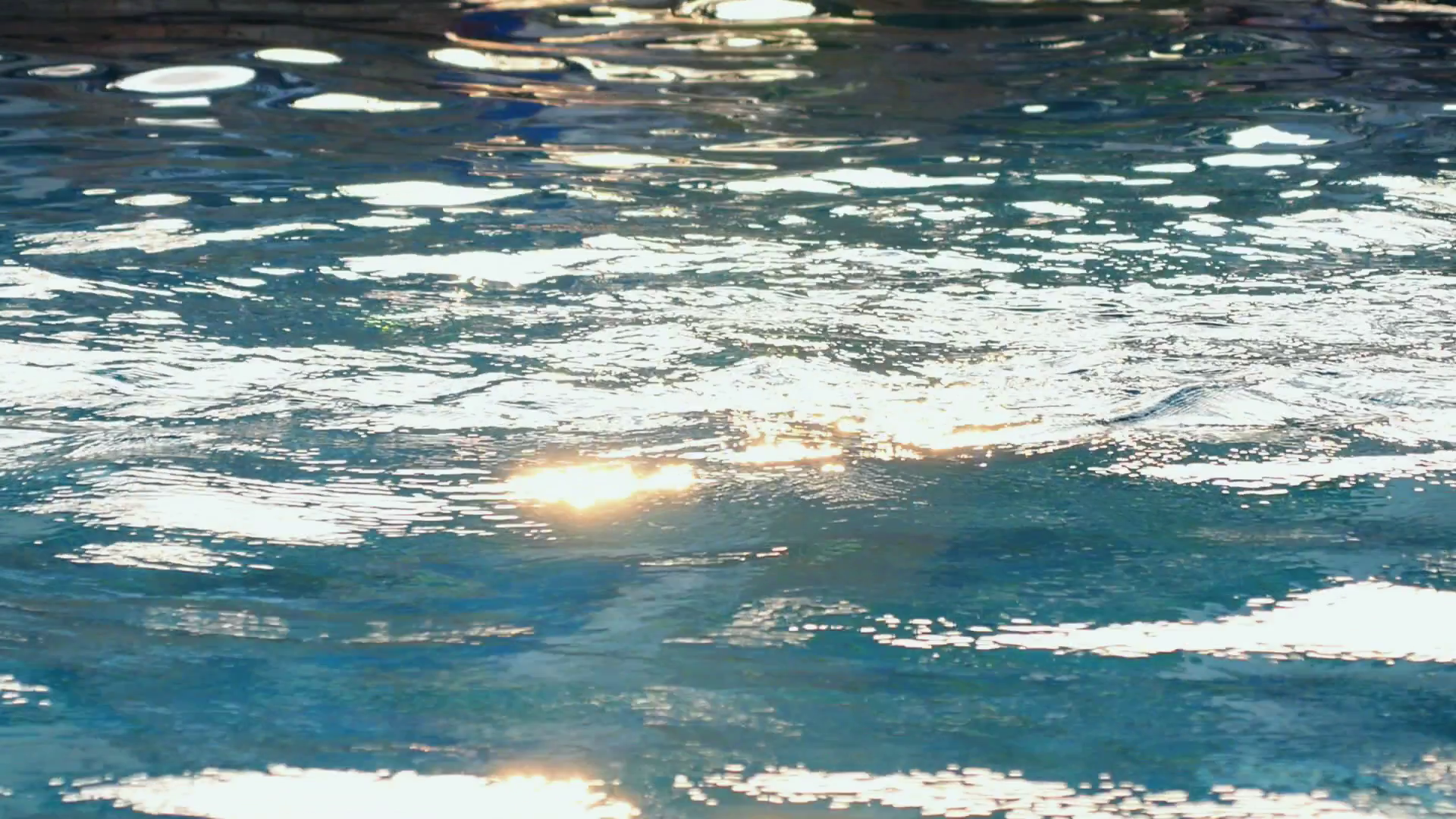 Swimming Pool Water Surface With Sparkling Stock Footage SBV-304463809 ...
