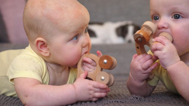 Two Children Touching Noses Stock Footage: Royalty-Free Video Clips ...