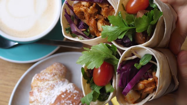 Coffee Wraps Stock Footage: Royalty-Free Video Clips - Storyblocks