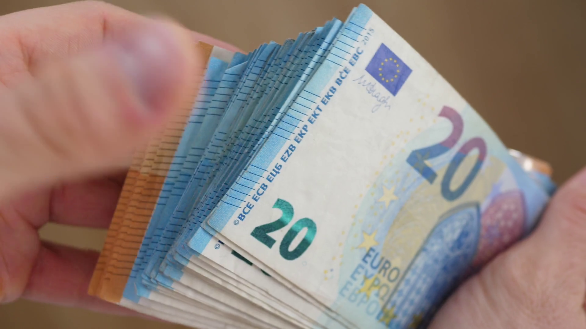 Man Holding Cash In Hands Money Wealth Stock Footage SBV-338559870 - Storyblocks