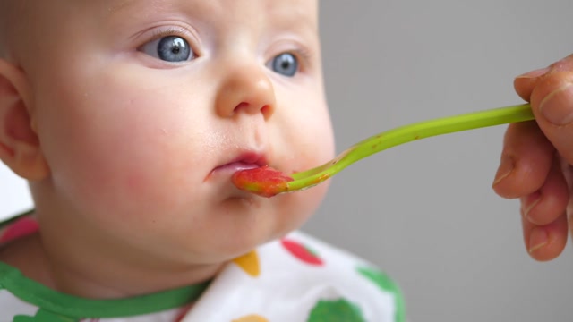 Baby Eating Stock Footage: Royalty-Free Video Clips - Storyblocks