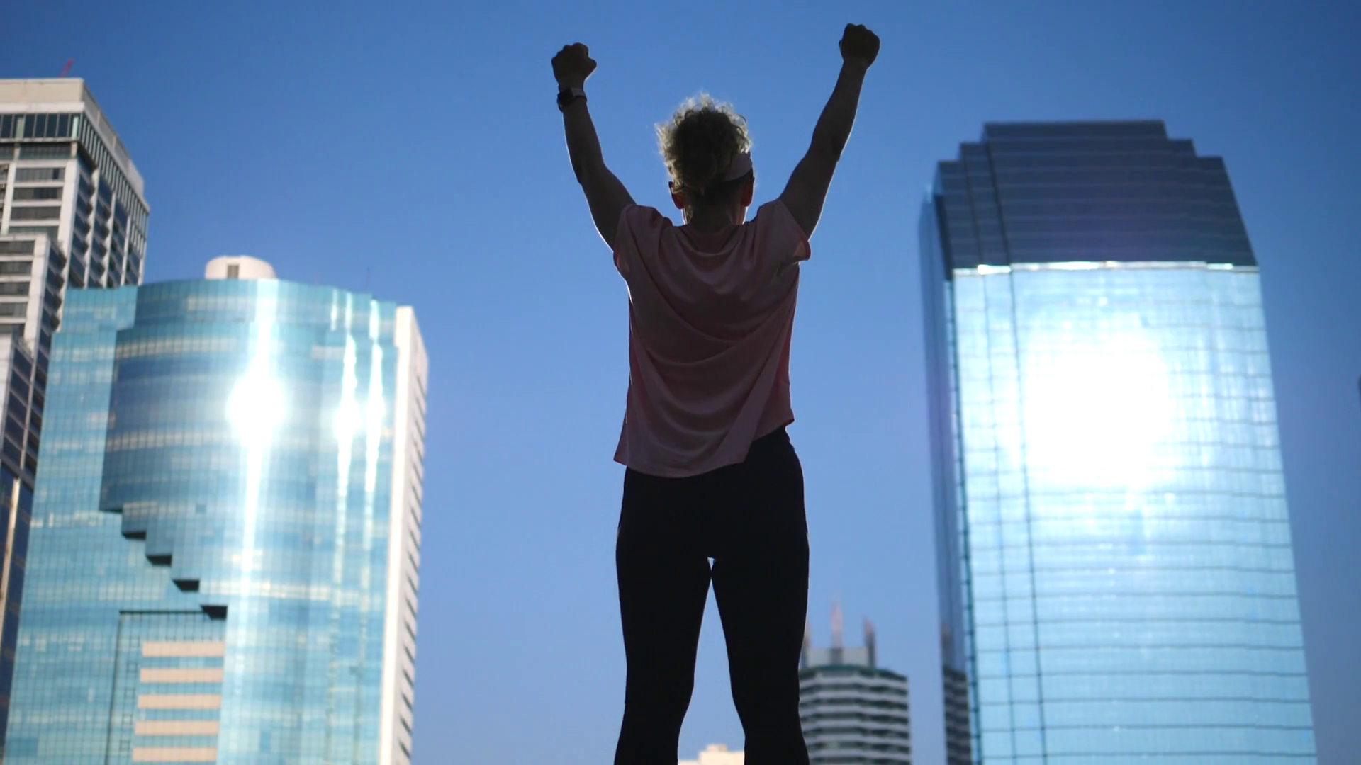 Woman Power Uplifting Sport Motivation Stock Footage SBV-326648226 ...