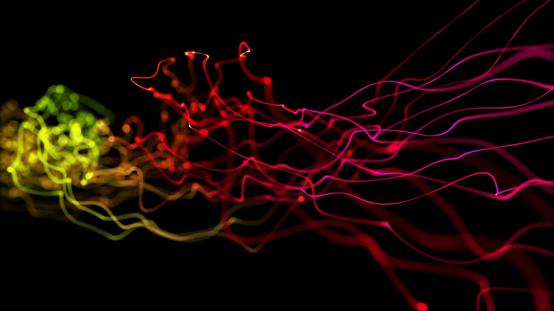 Colorful Fiber Strings Motion Background 4K Ultra HD Multicolor Color ...