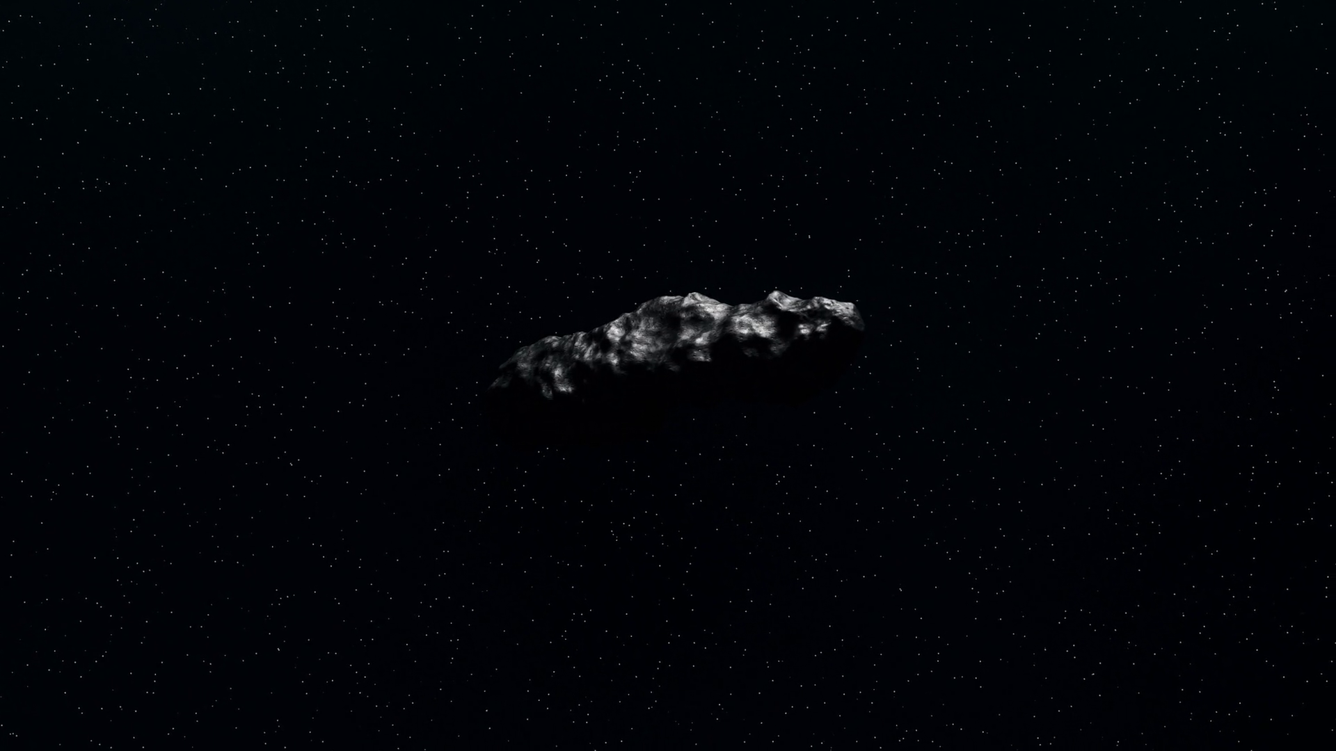 3i/atlas Interstellar Elongated Rock In Stock Motion Graphics SBV ...