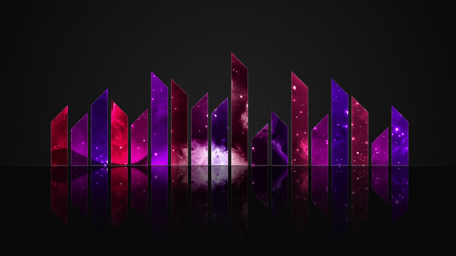 Animated Colorful Cosmic Glass Audio Visualization Bars Version 2 ...