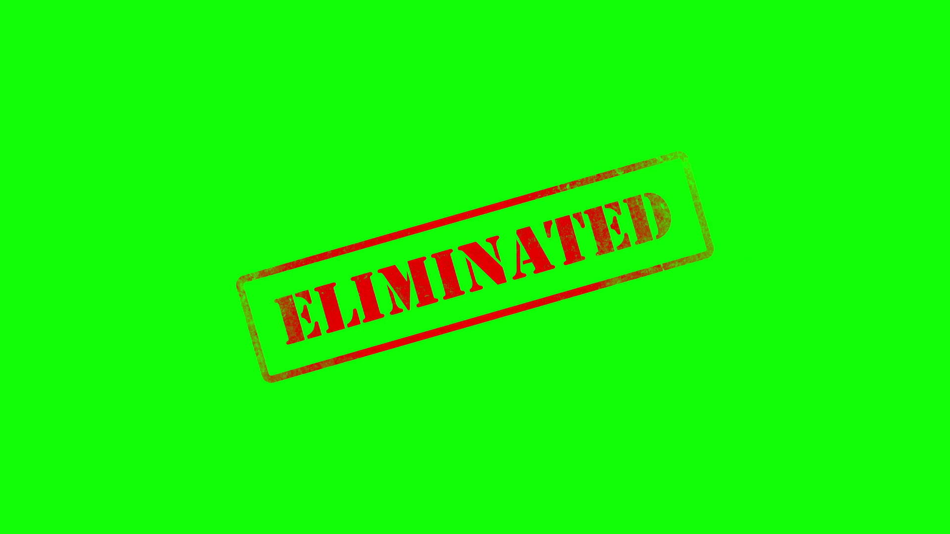 Eliminated Stamp