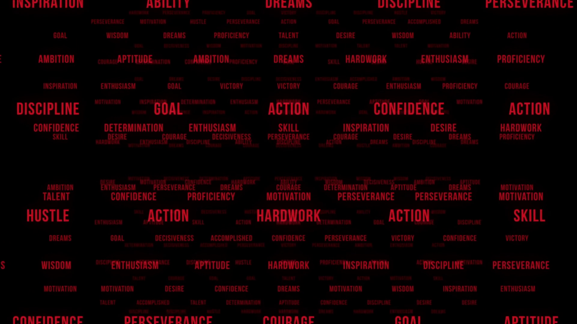 Flying Through Text Phrases Terms Words | Stock Motion Graphics SBV ...