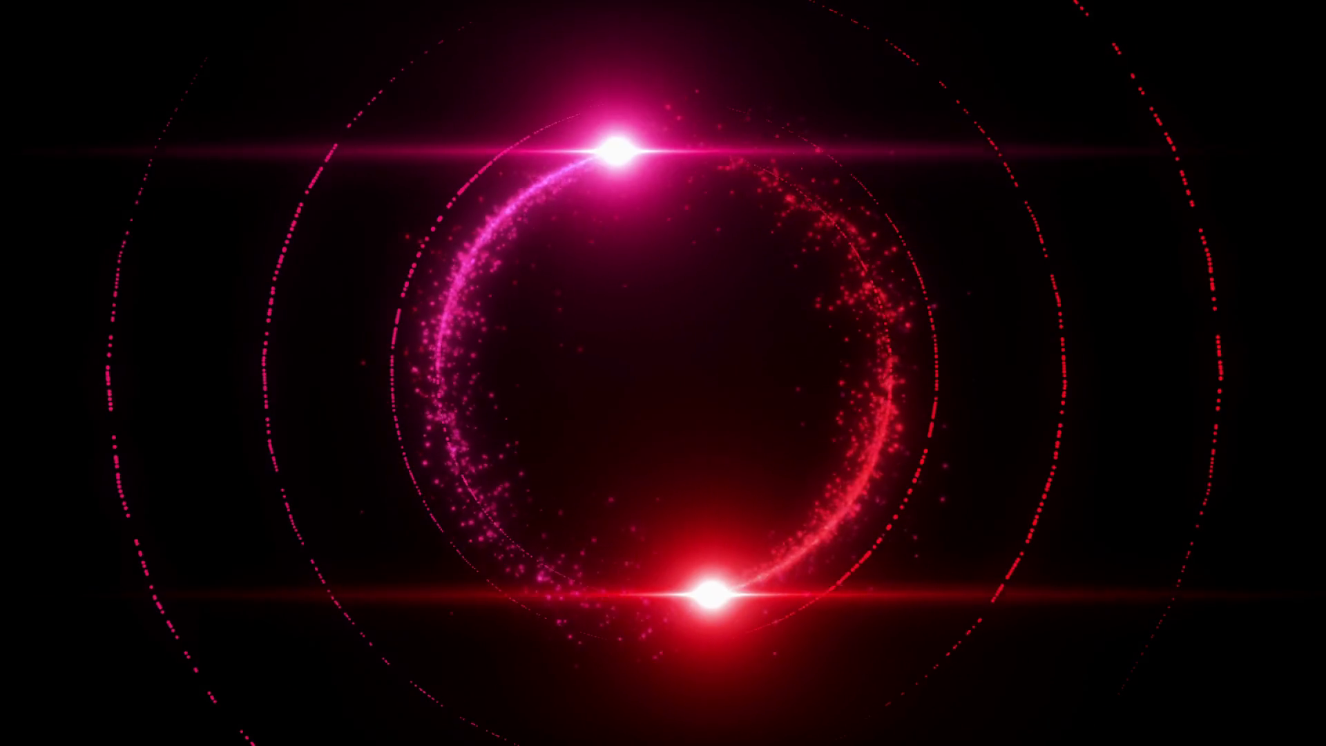 Lens Flares Spinning Forming Particles Ring Stock Motion Graphics SBV