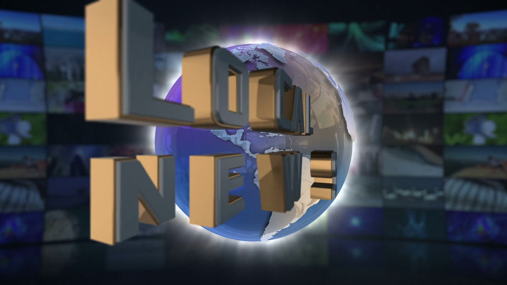 Local News On Screen 3D Animated Text Graphics | News Broadcast Graphic ...
