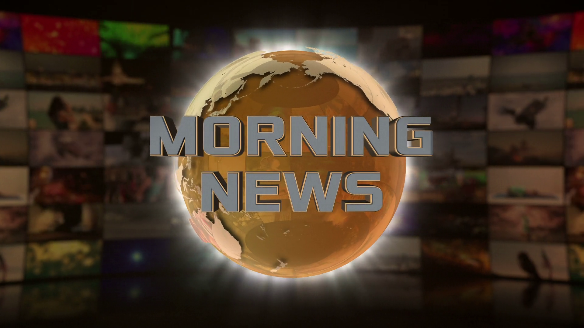 Morning News On Screen 3D Animated Text Graphics | News Broadcast ...