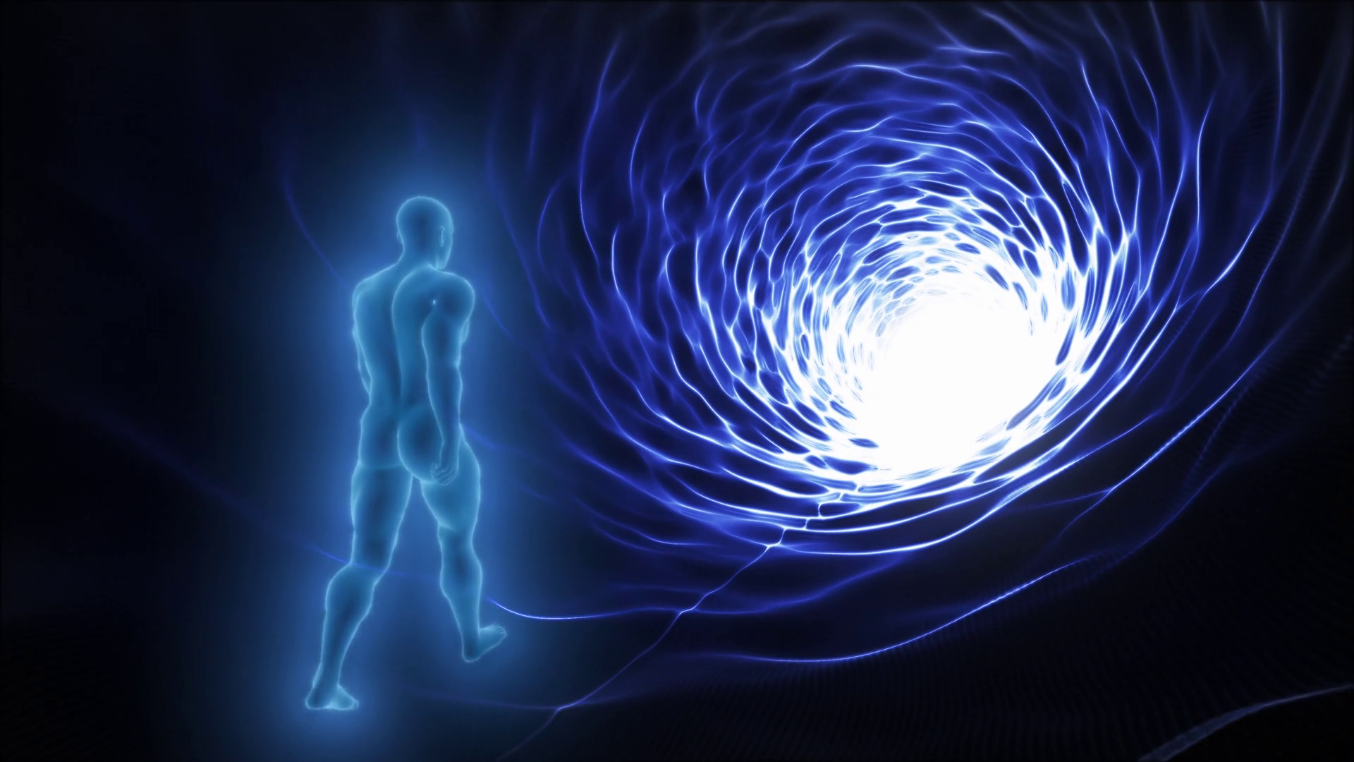 Soul Spirit Of Person Walking Into Tunnel Stock Motion Graphics SBV ...