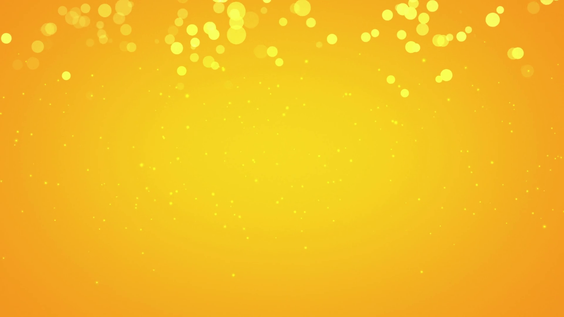 Yellow Bubbles Particles Background Looped Stock Motion Graphics SBV ...