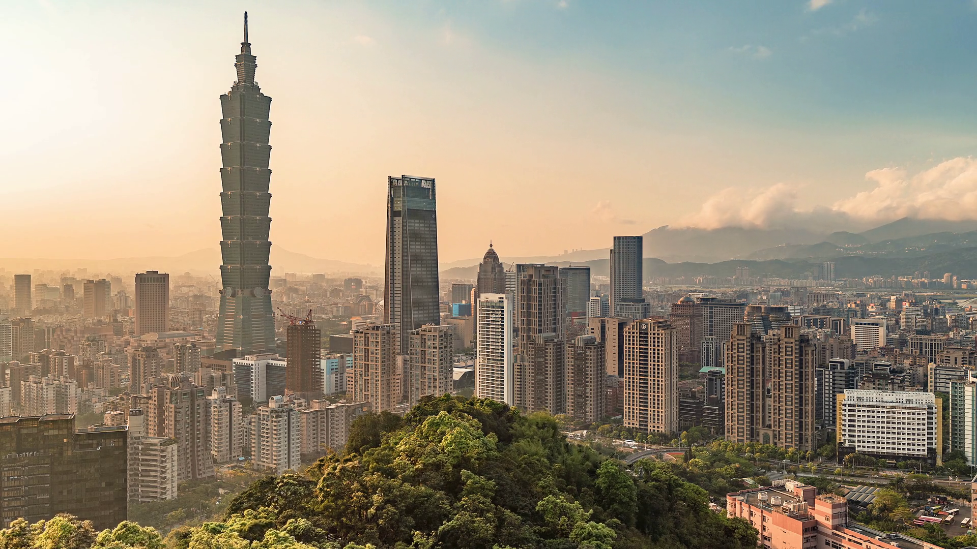 4K Timelapse Sequence of Taipei, Taiwan - Downtown's Taipei Before the ...