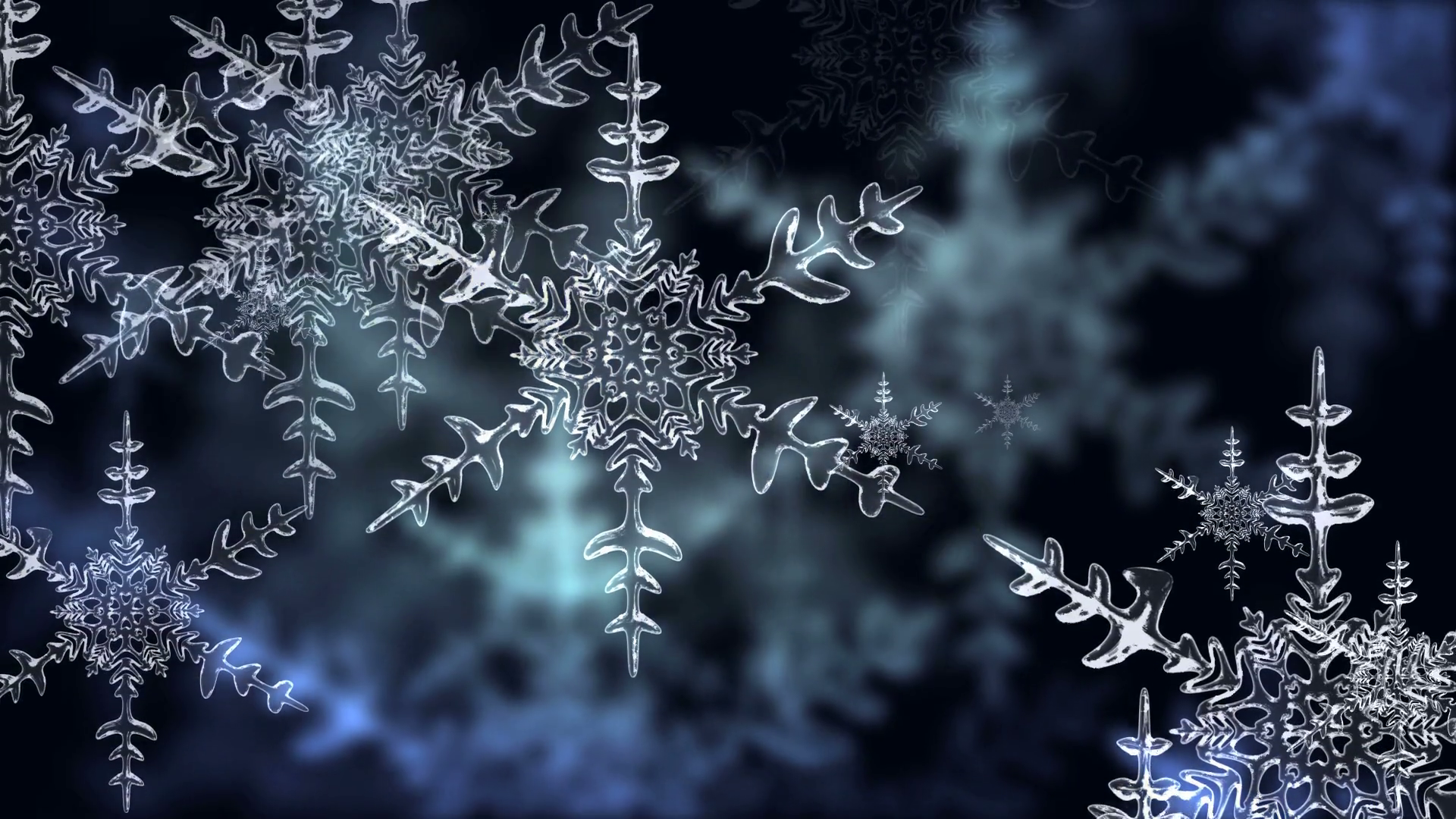 Animated Snowflake Drop From Winter Sky Stock Footage SBV-301050994 ...