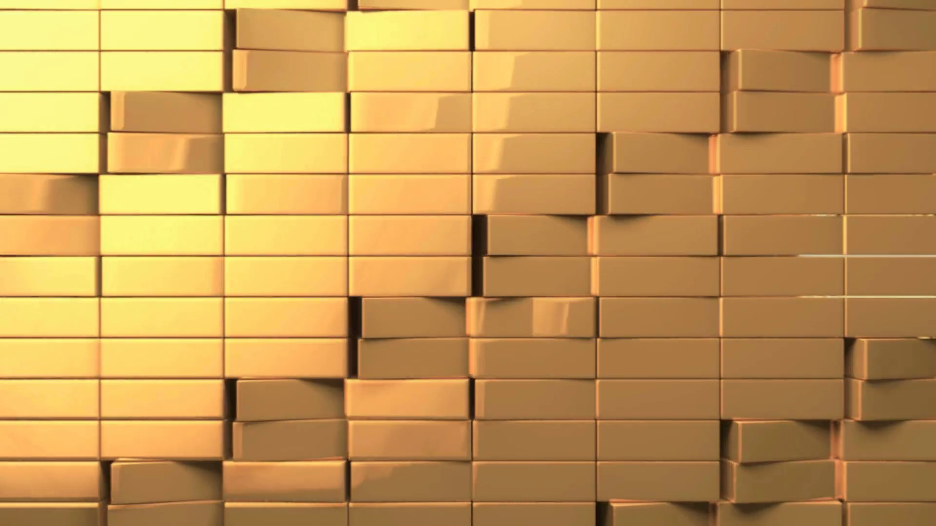 Dynamic Golden Triangle Bricks Wide Wall Stock Footage SBV-301050851 ...