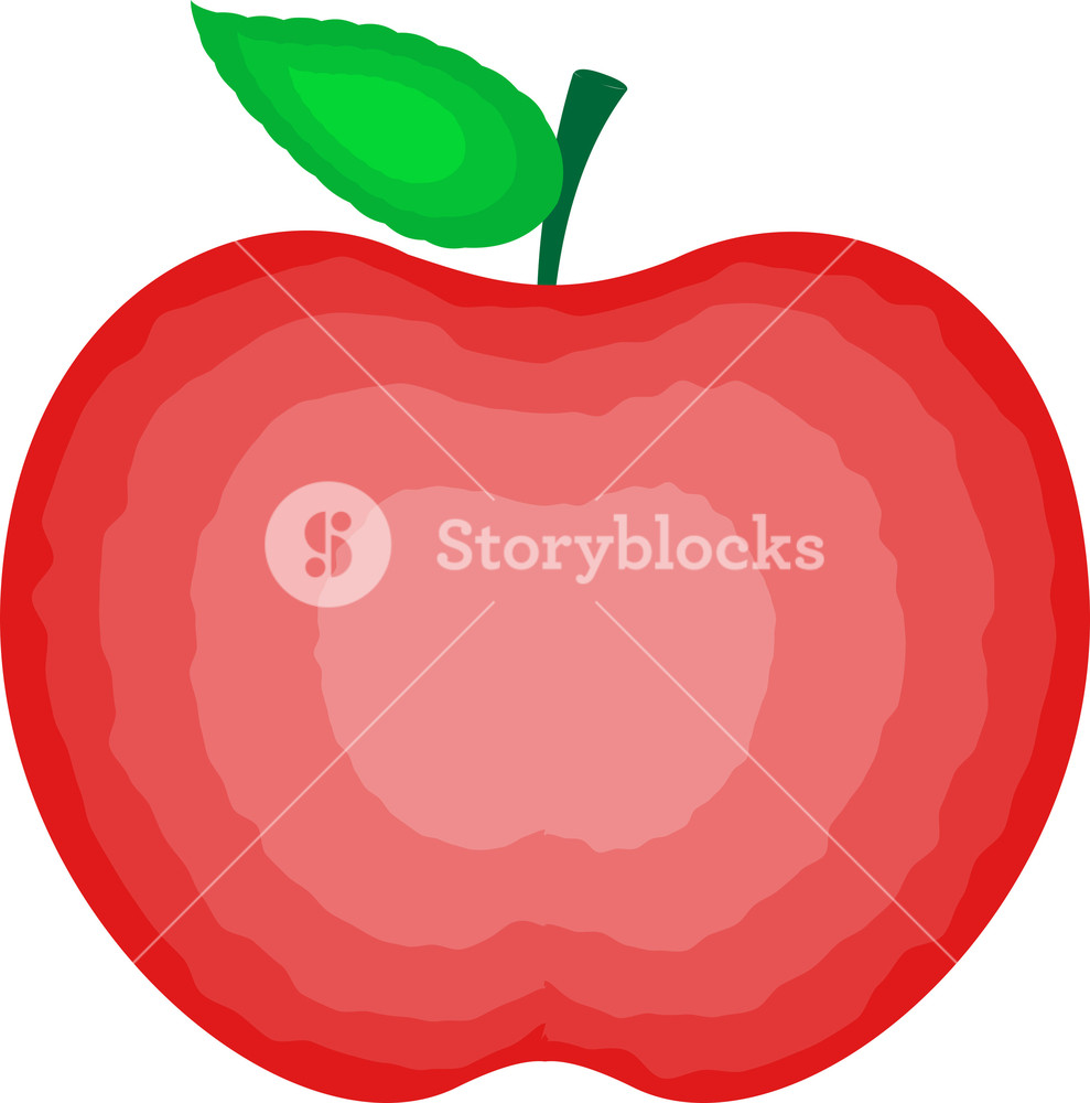 Abstract Apple Shape Royalty-Free Stock Image - Storyblocks