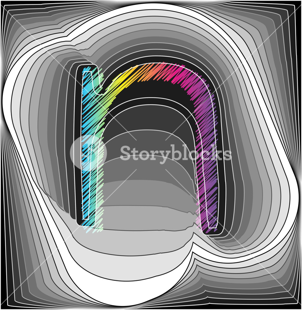 Abstract Font. Vector Illustration Royalty-Free Stock Image - Storyblocks