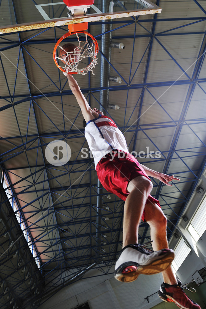 Basketball jump Royalty-Free Stock Image - Storyblocks