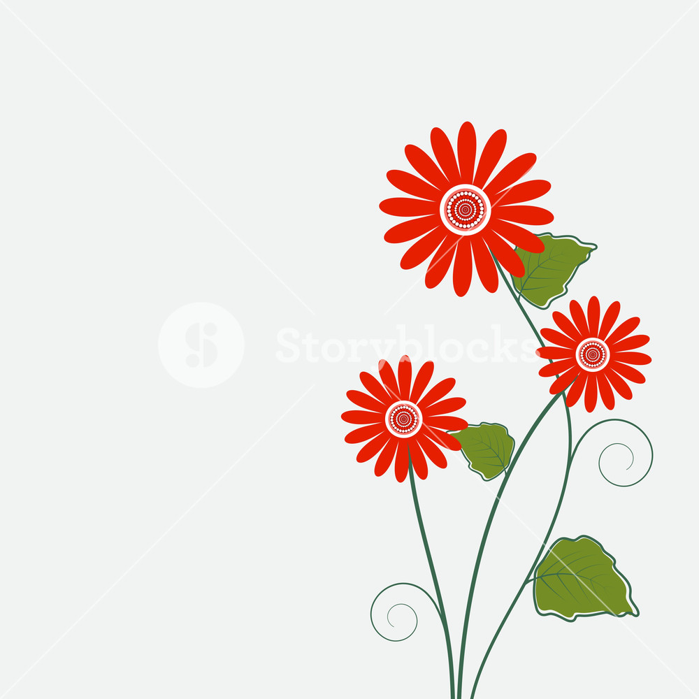 Floral Design on Abstract Background Royalty-Free Stock Image - Storyblocks