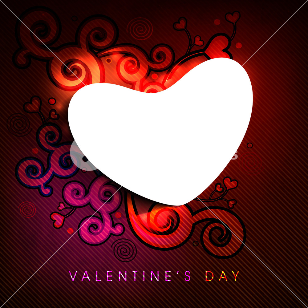 Blank Heart Shape On Red Royalty-Free Stock Image - Storyblocks
