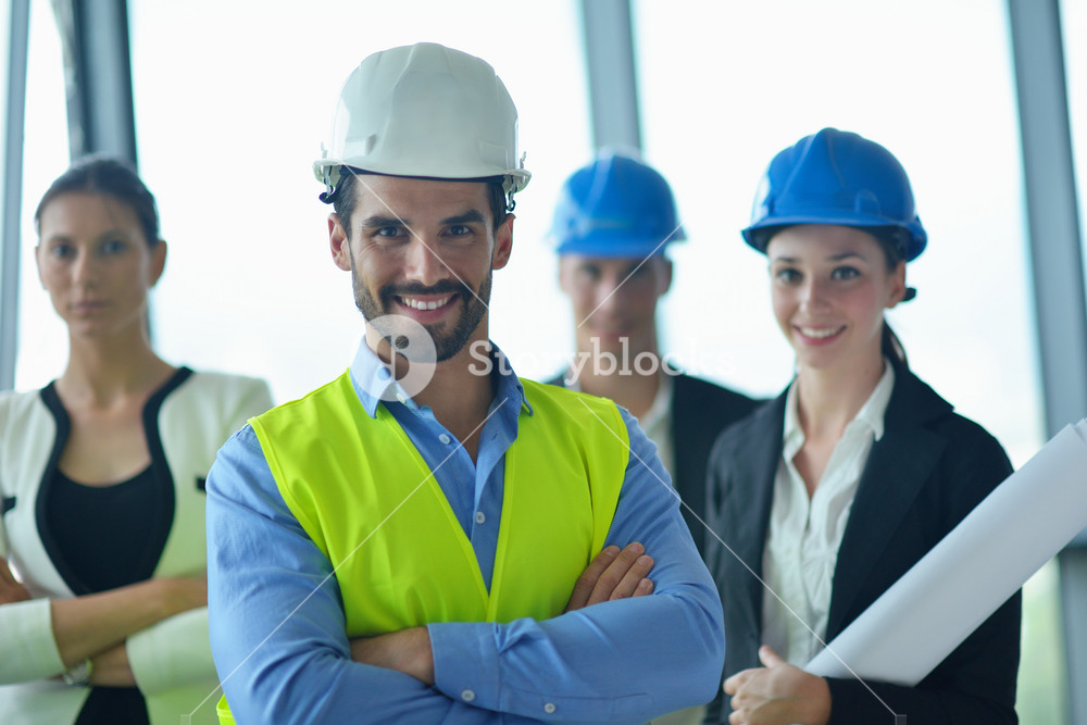 Construction architecture professionals Royalty-Free Stock Image ...