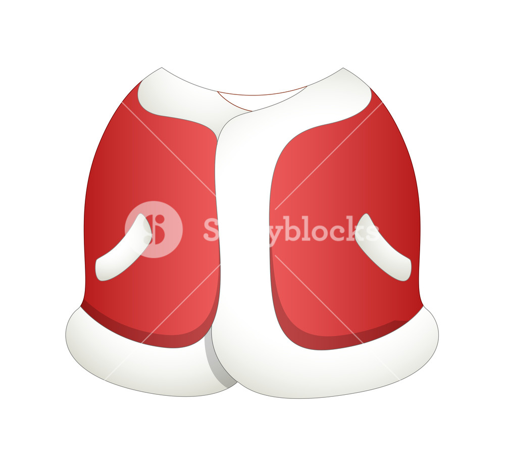 Cartoon Santa Costume Vector Royalty-Free Stock Image - Storyblocks