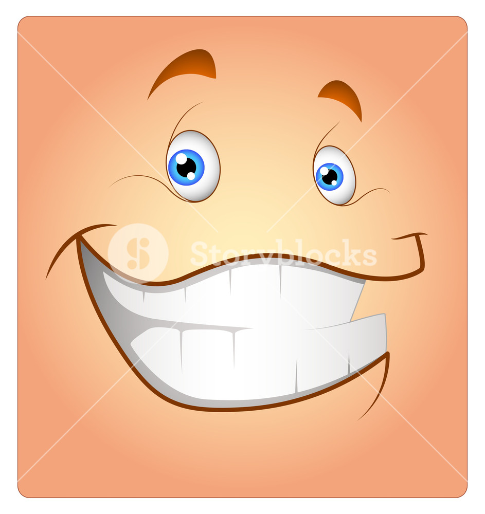Cheerful Smile Smiley Royalty-Free Stock Image - Storyblocks