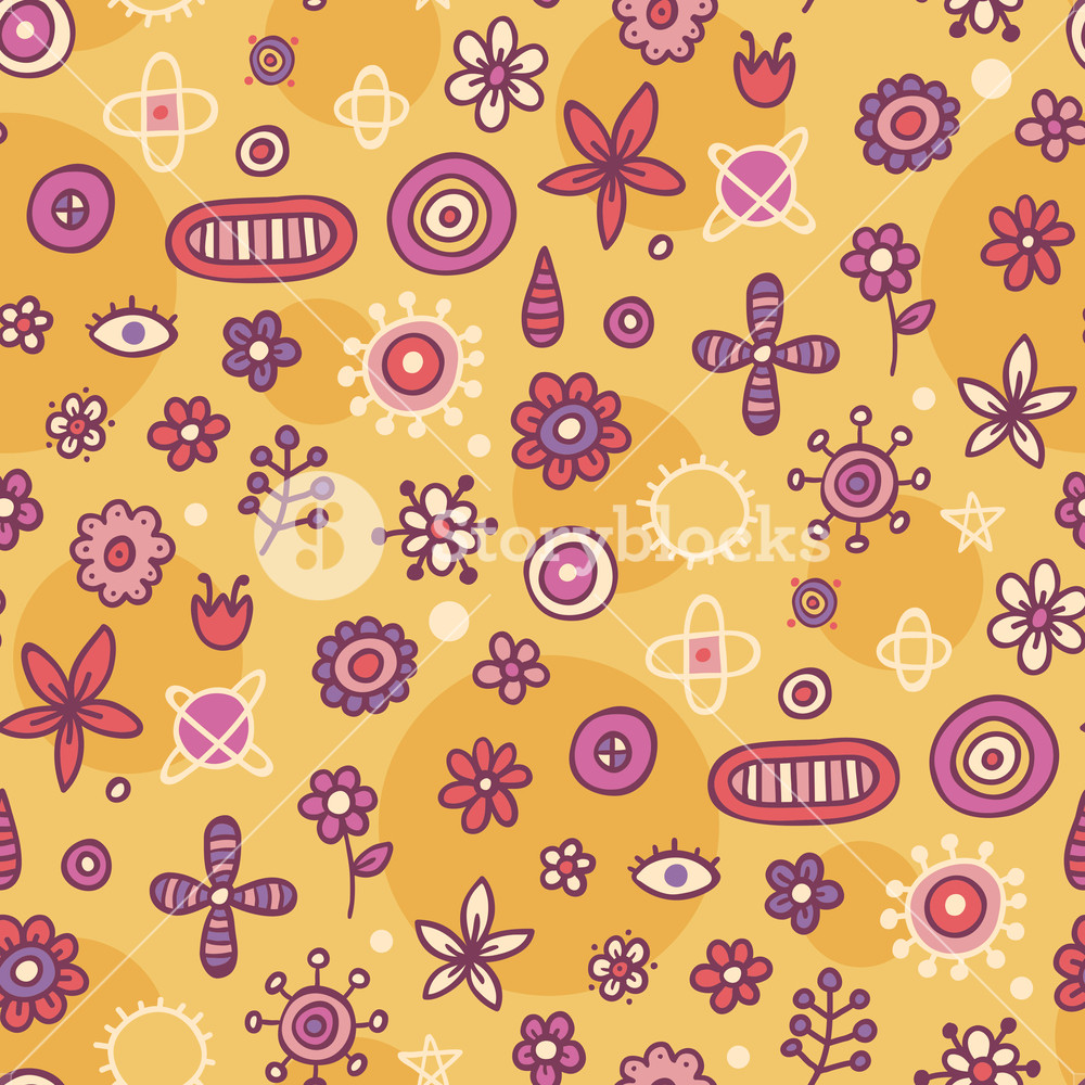 Childish Seamless Background Royalty-Free Stock Image - Storyblocks