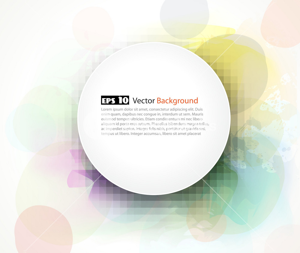 Colorful Frame Vector Illustration Royalty-Free Stock Image - Storyblocks