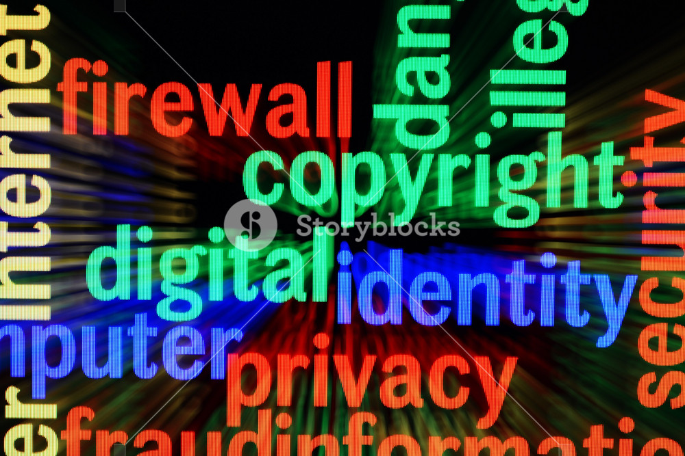 Copyright Identity Privacy Royalty-Free Stock Image - Storyblocks