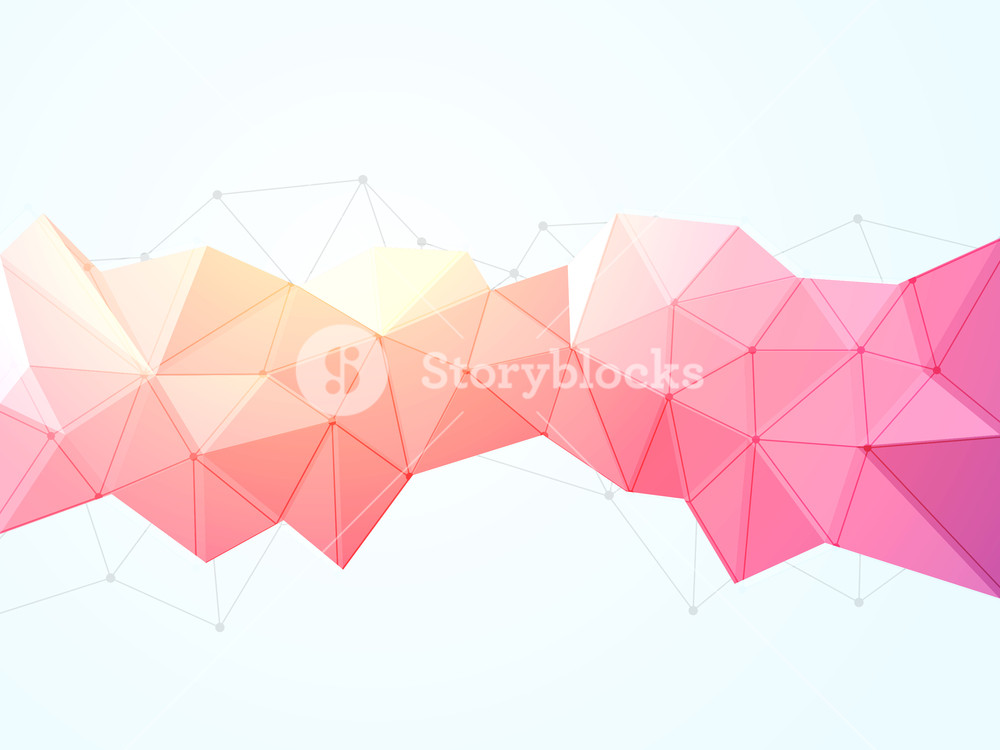 Creative origami abstract design on glossy background. Royalty-Free ...