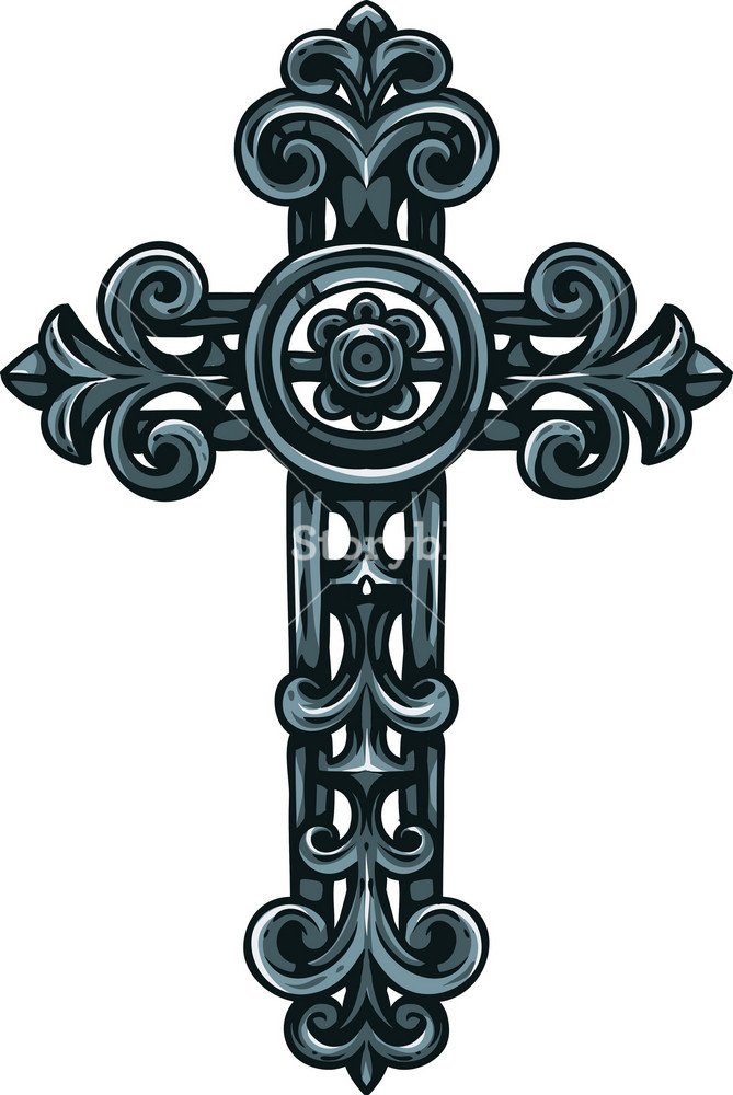 Cross Vector Element Royalty-Free Stock Image - Storyblocks