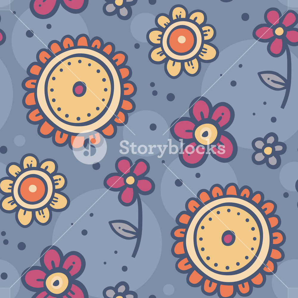 Childish Seamless Background Royalty-Free Stock Image - Storyblocks