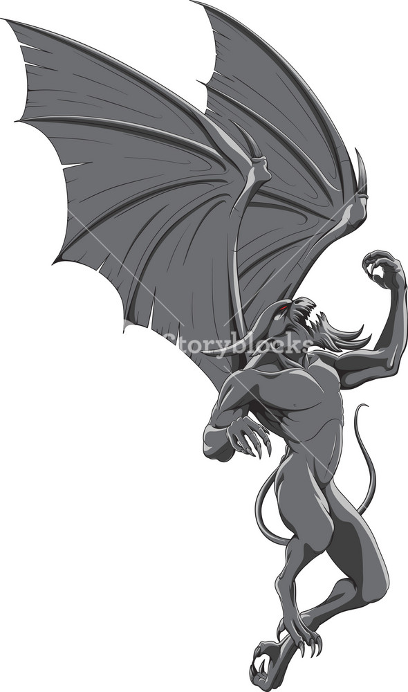 Gargoyles Vector Element Royalty-Free Stock Image - Storyblocks