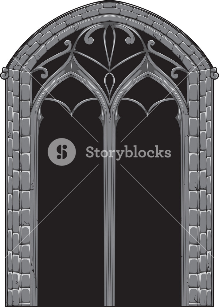 Gothic Vector Element Royalty-Free Stock Image - Storyblocks
