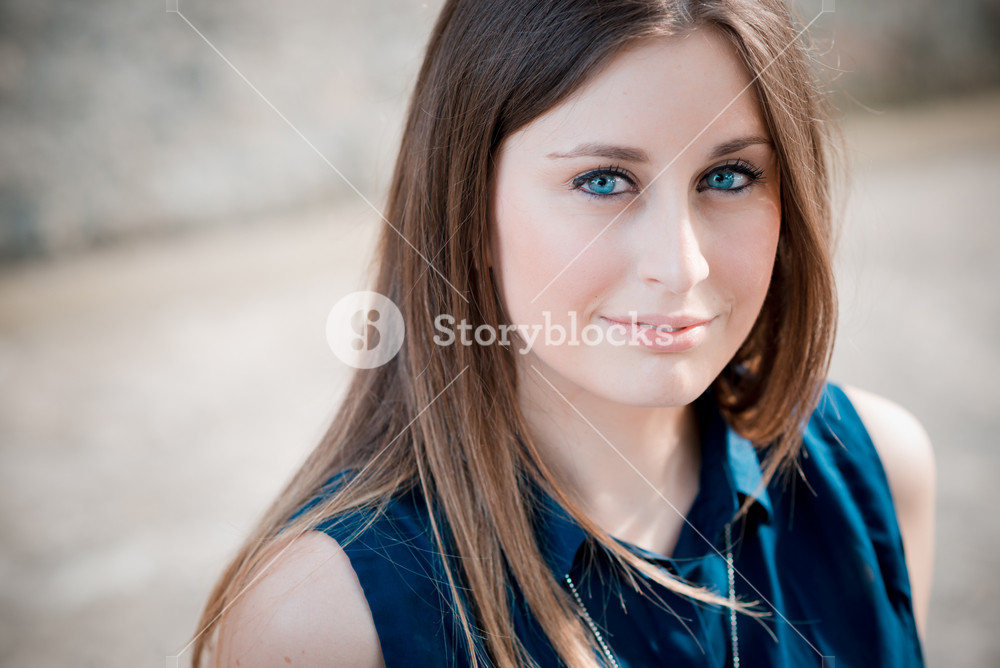 Stylish woman in the urban setting Royalty-Free Stock Image - Storyblocks