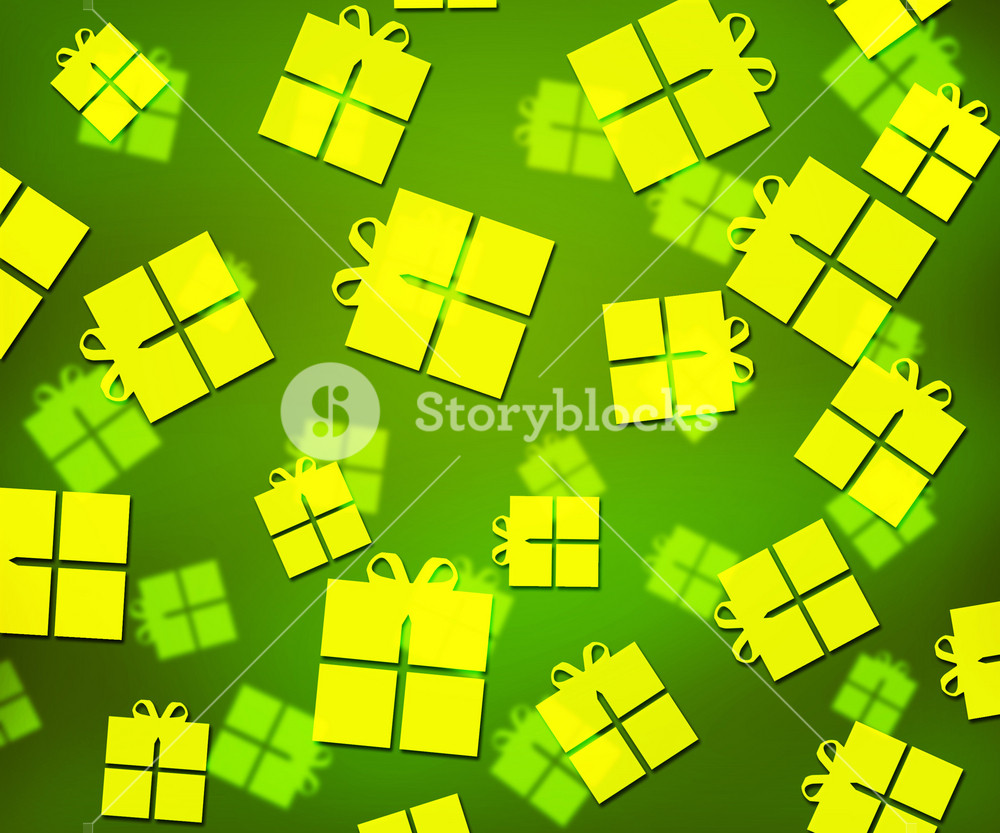 Green Presents Abstract Background Royalty-Free Stock Image - Storyblocks