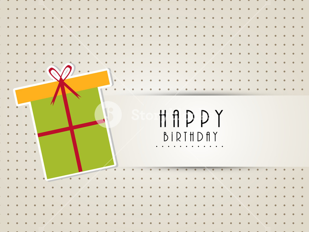 Greeting Card Or Background For Birthday Celebration Royalty-Free Stock ...